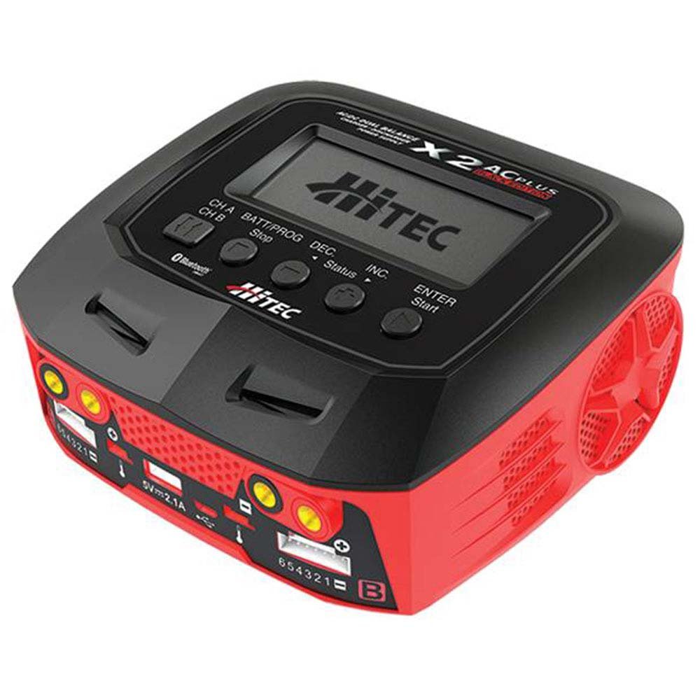 Hitec RCD Inc. X2 AC Plus Black Edition Multi-Function AC/DC HRC44270