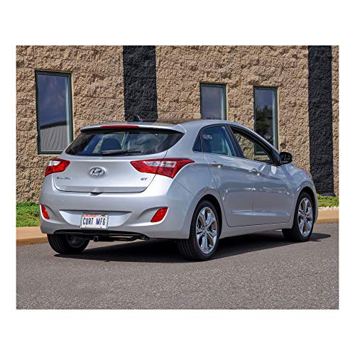 CURT 114003 Class 1 Trailer Hitch with Ball Mount, 1-1/4-In Receiver, Fits Select Hyundai Elantra GT
