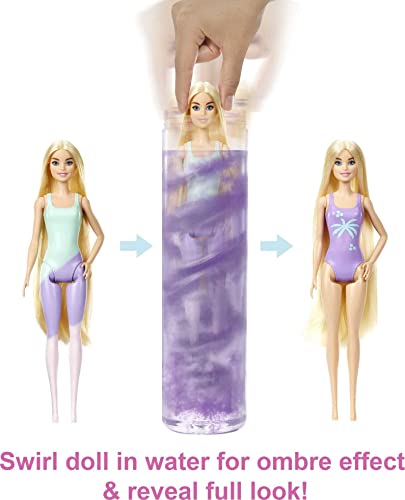 Barbie Color Reveal Doll with 7 Surprises, Color Change and Accessories, Palm Trees Series, styles may vary ββββ
