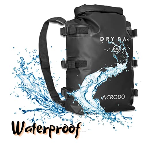 Acrodo Floating Waterproof Dry Bag Backpack - Outdoor Rucksack for Tactical, Travel, Camping Gear & Hiking accessories