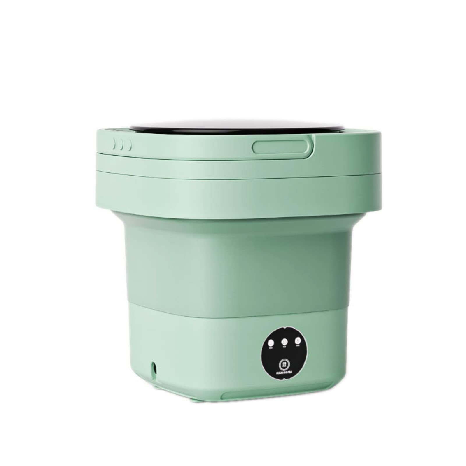 6.5L Folding Washing Machine,Mini 3 Modes Deep Cleaning Portable Clothes Washer and Dryer with Touch Screen and Drain Basket for Camping,Socks,Baby Clothes