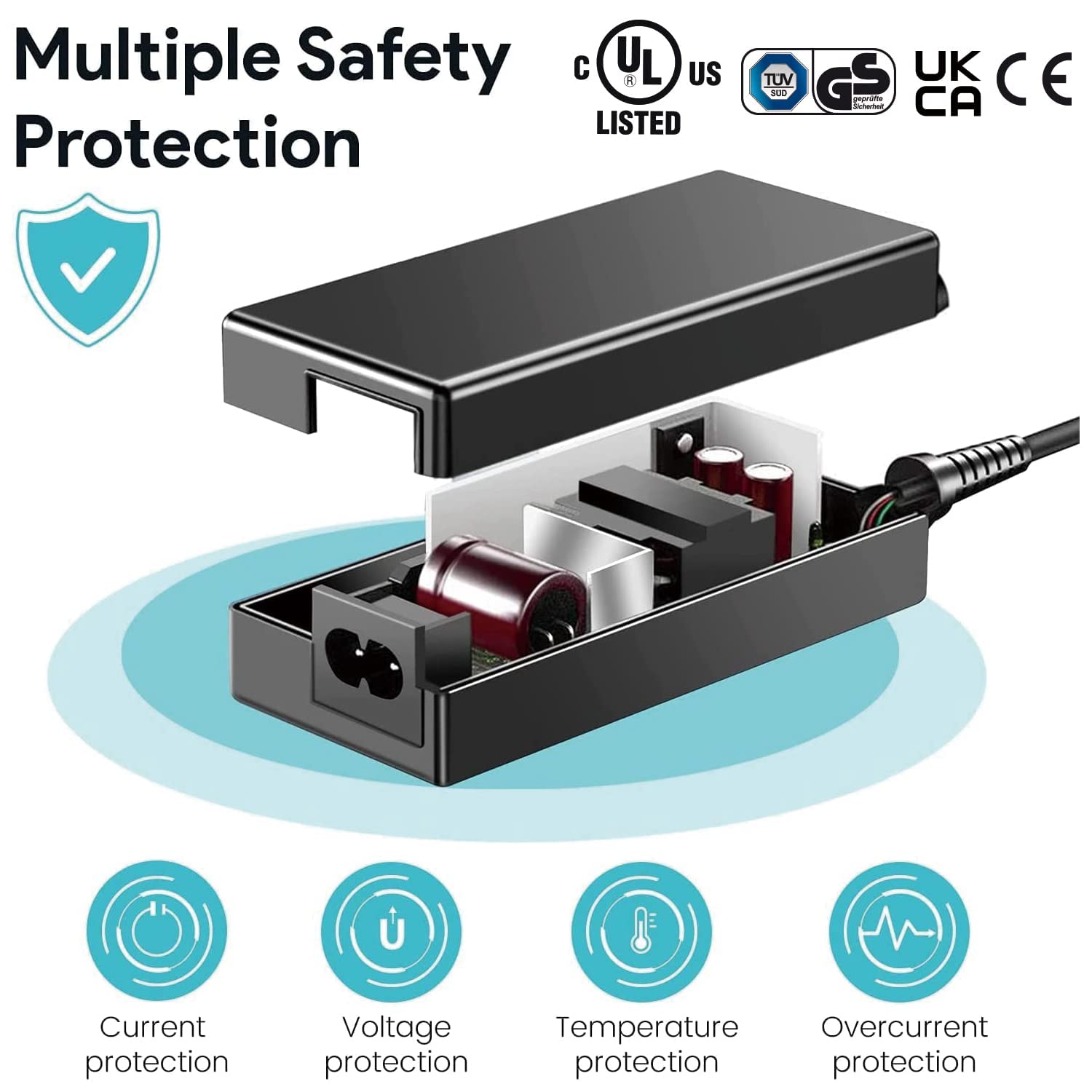 KFD 15V 4A Universal Power Supply for Neewer LUME Cube Right Light Power Cord Anker Soundcore Rave Mini A3390,BeoPlay A2 Sony SRS-XB3 Speaker Native Instruments NI Traktor Kontrol Charger Adapter
