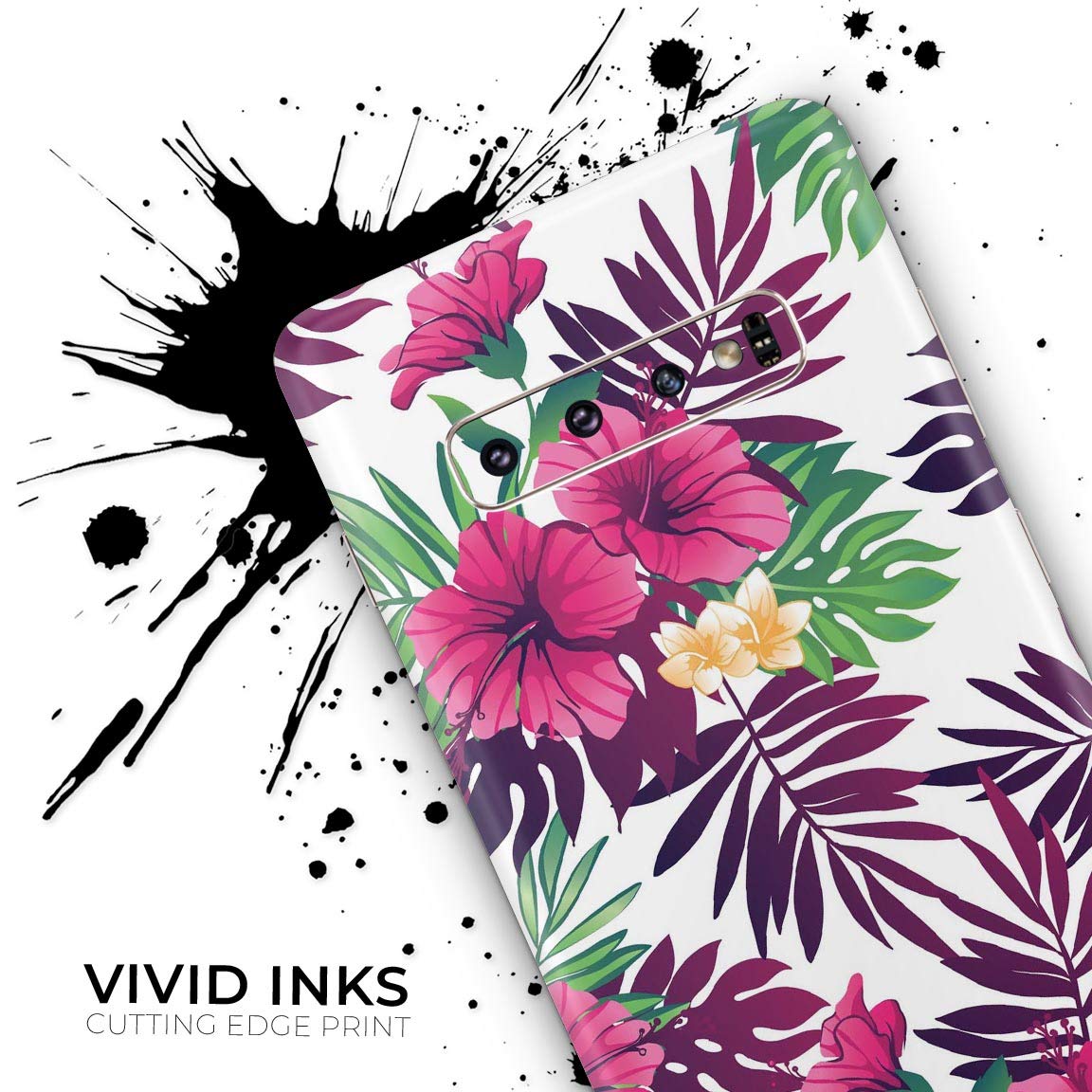 DesignSkinz Summer Pineapple Seamless v2 Protective Vinyl Decal Wrap Skin Cover Compatible with The Samsung Galaxy S20 (Screen Trim & Back Glass Skin)