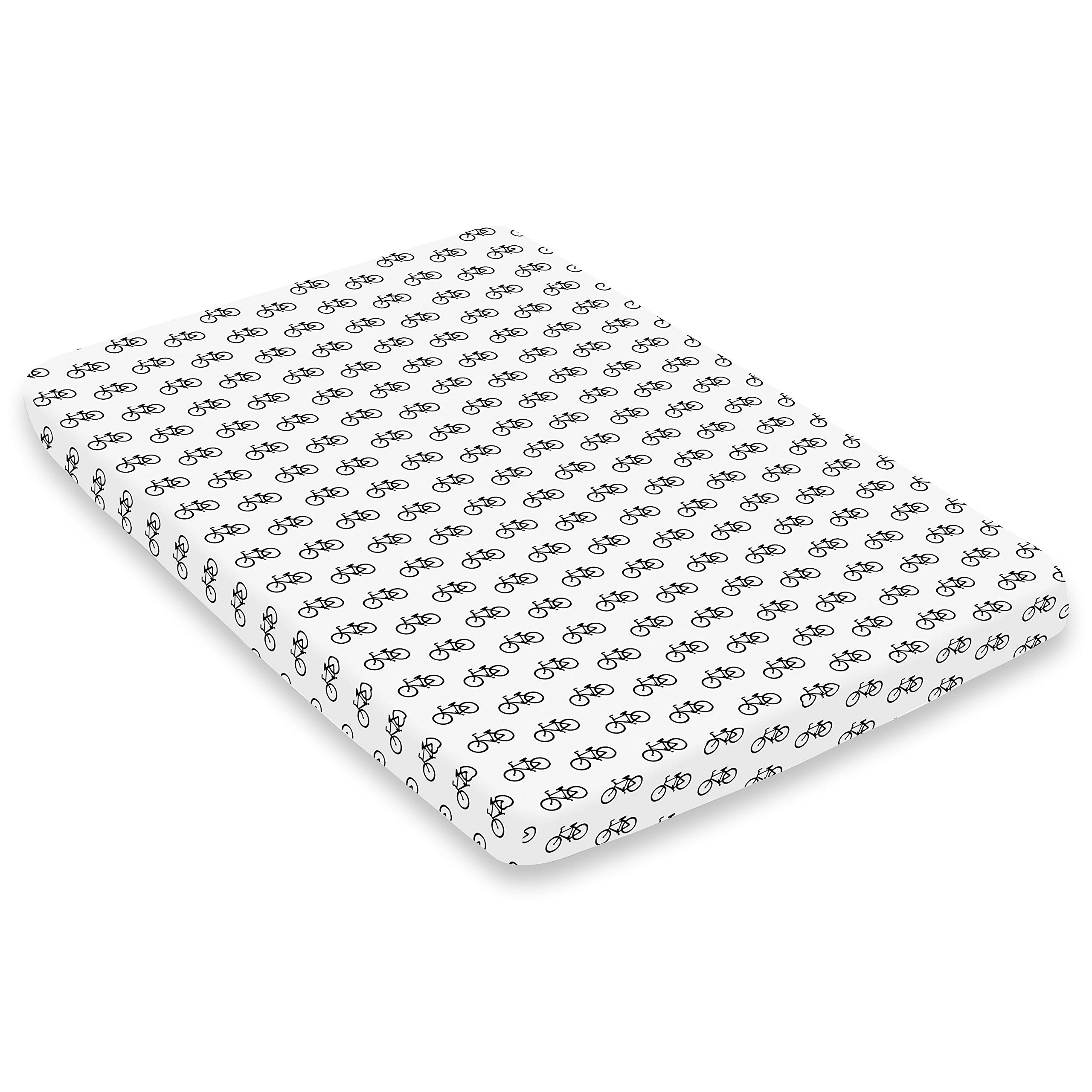 Pack n Play Sheets – Pack and Play Sheets 4 Pack – 100% Super Soft Jersey Knit Cotton Playard Mattress Sheets – Portable Playpen Sheet – Fitted Play Yard Mini Crib Sheet For Boy & Girl (24 x 38 x 5)