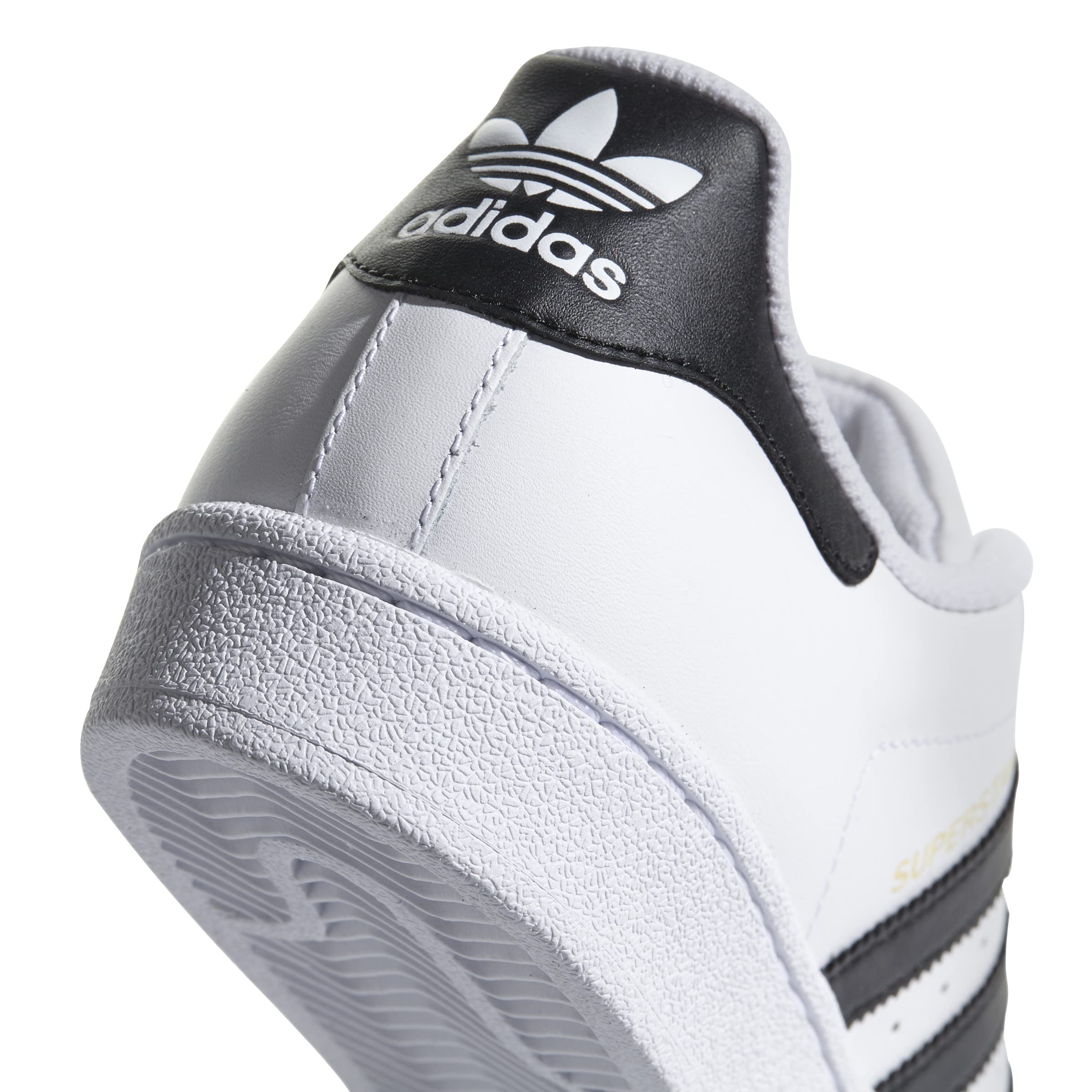 adidas Originals mens Super Star Sneaker, White/Black/White, 11 US