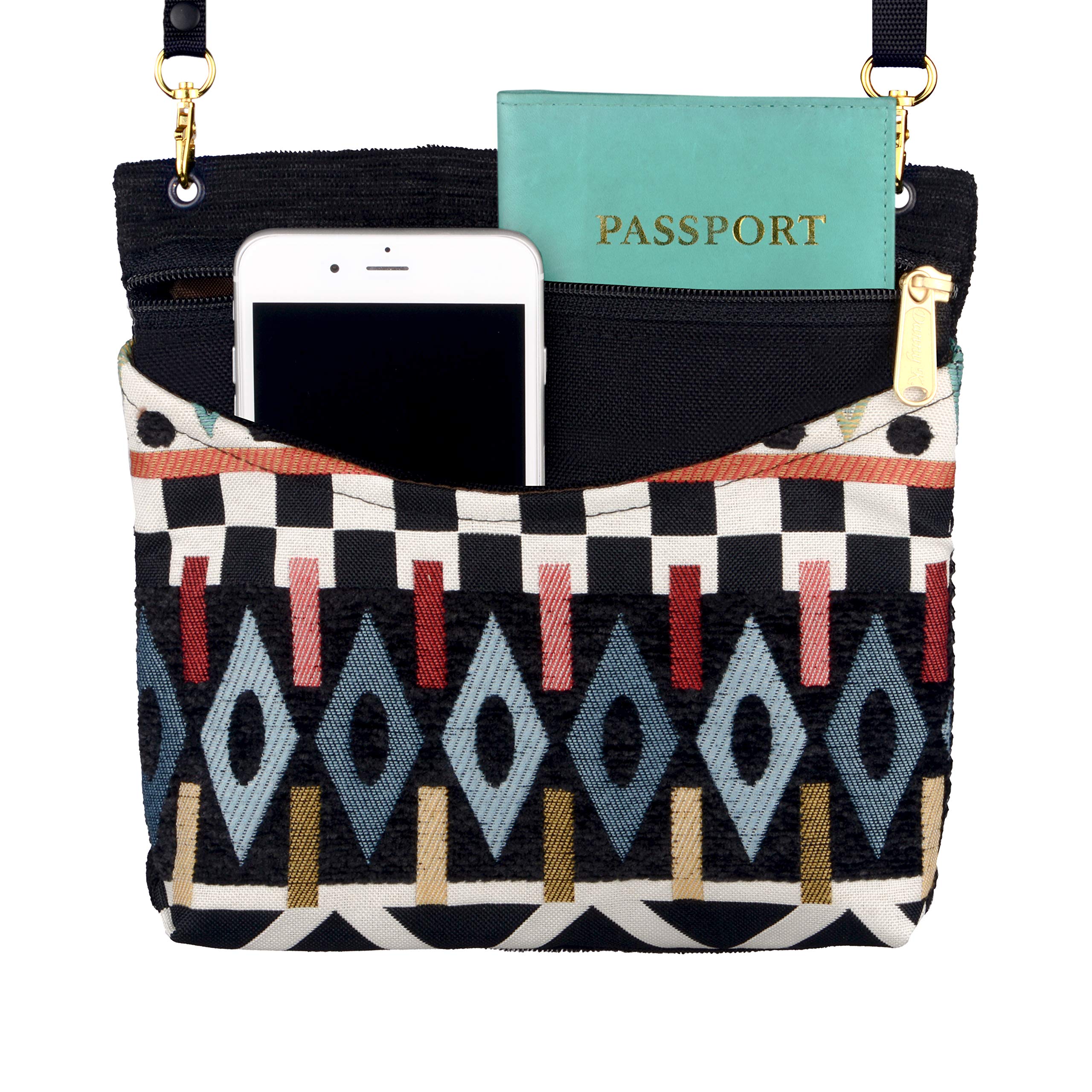 Danny K. Women's Tapestry Bag Shoulder Handbag, Sugaree Purse Handmade in the USA (Bacuri)