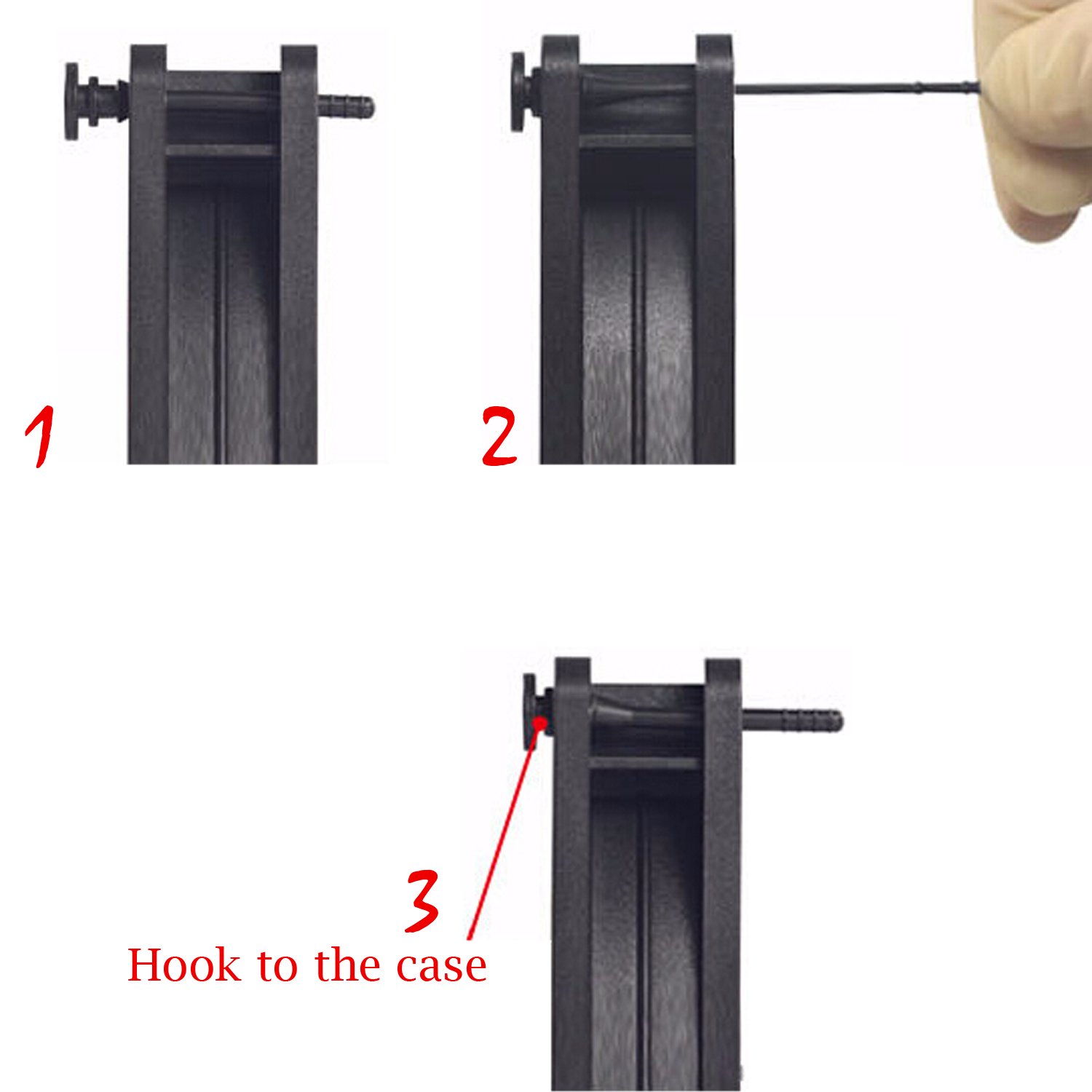 Honbay 20PCS PC Case Fan Soft Silicone Anti Noise Reducing Vibration Screws Fan Rivet for PC Case Fan or CPU Fan