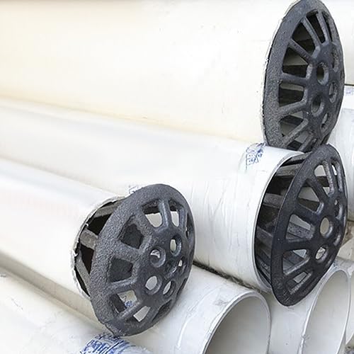 Cabilock Gutter Guard Iron Filter Strainer Gutter Downspout Protectors Gutter Leaf Guards for Stops Leaves and Other Debris Gutter Cleaning Tool