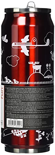 IBILI Thermos can Eco 500 ml of Stainless Steel, Red/Silver, 7 x 7 x 20 cm