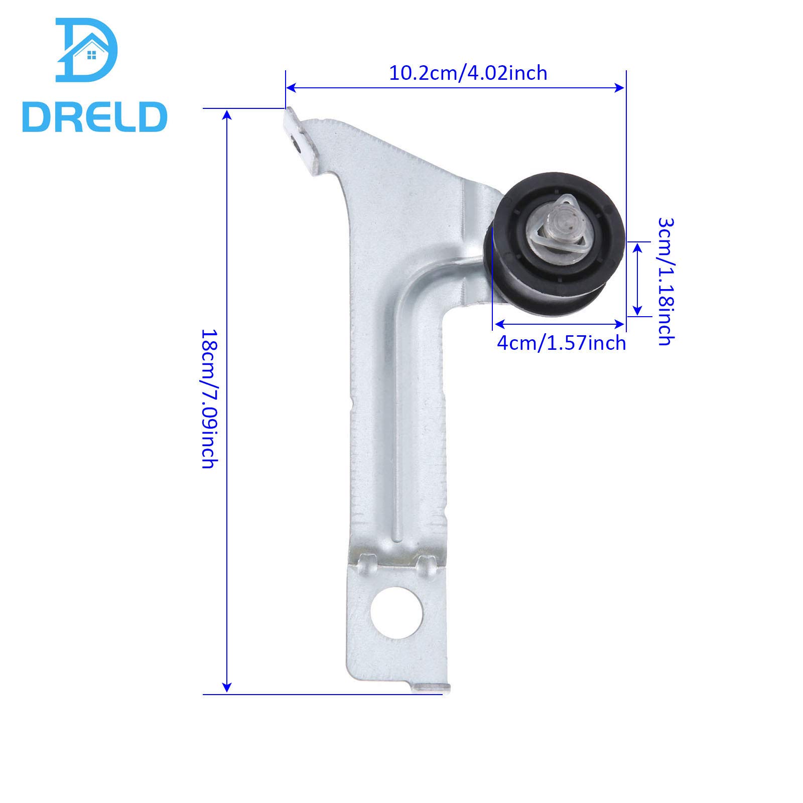 8547174 Dryer Idler Pulley, Replace 8547174VP PS1487714 AP3890848 AP5983811 1201316 AH1487714 EA1487714, Replacement for Whirlpool, Maytag, Kenmore, Kitchen Aid