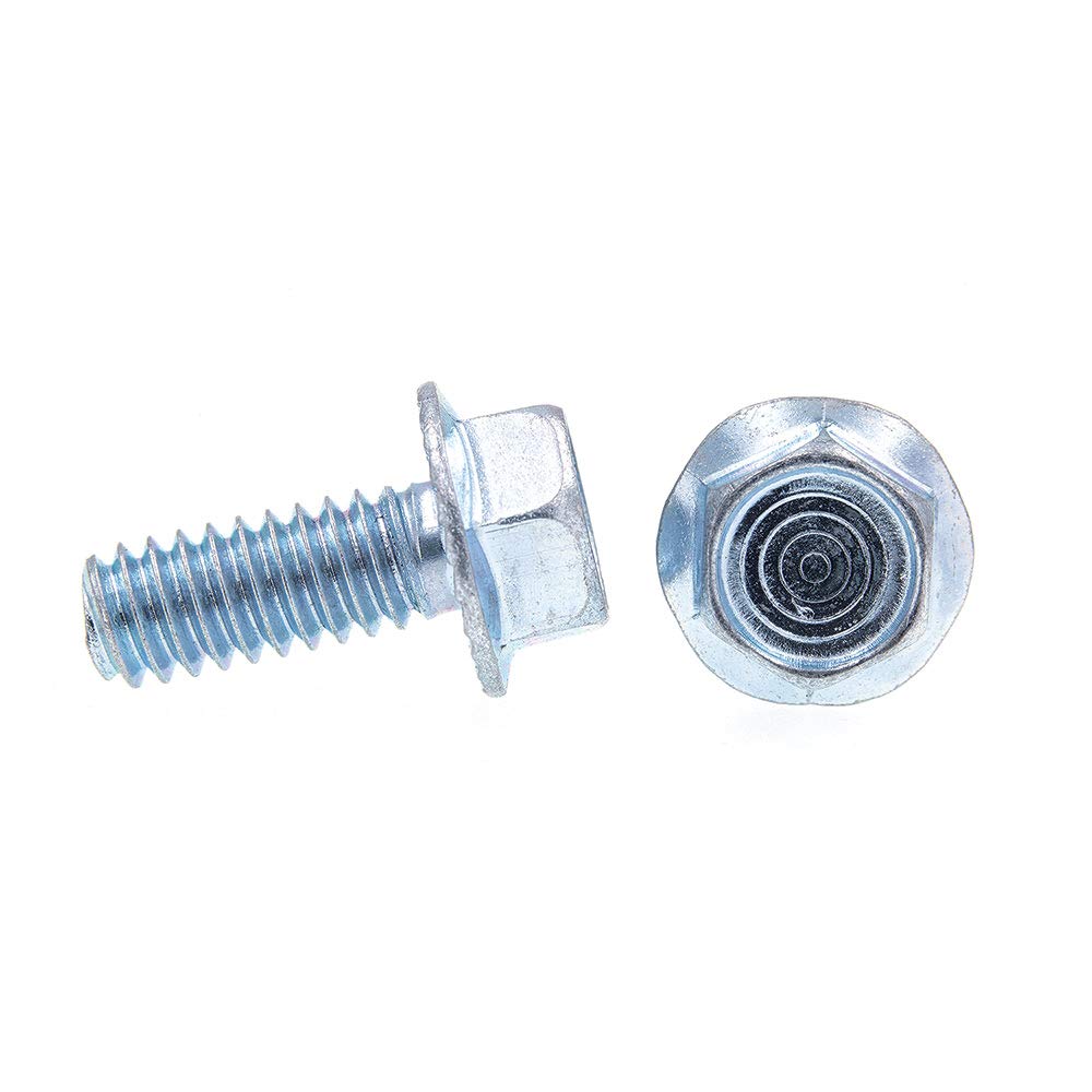 Prime-Line 9090627 Serrated Flange Bolts, 1/4 in-20 X 5/8 in, Zinc Plated Case Hardened (25 Pack)
