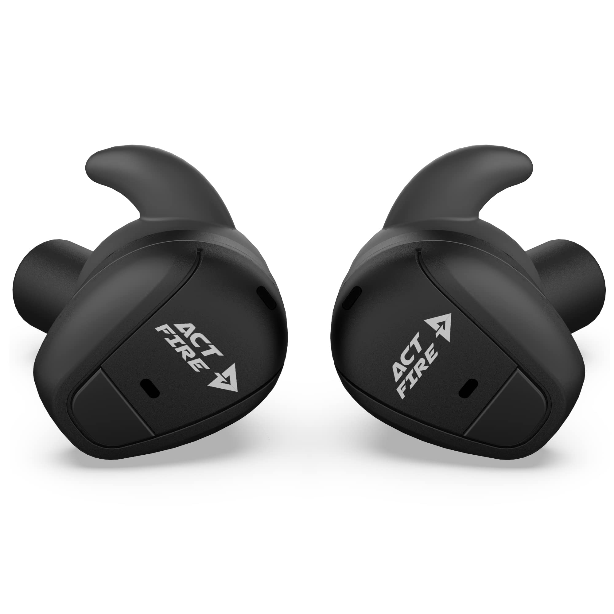 ACT FIRE Shooting Ear Protection NRR 22dB Hearing Protection Earbuds Electronic Shooting Earplugs with Charging Case for Shooting, Hunting, Range