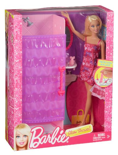 Barbie Glam Shower Playset