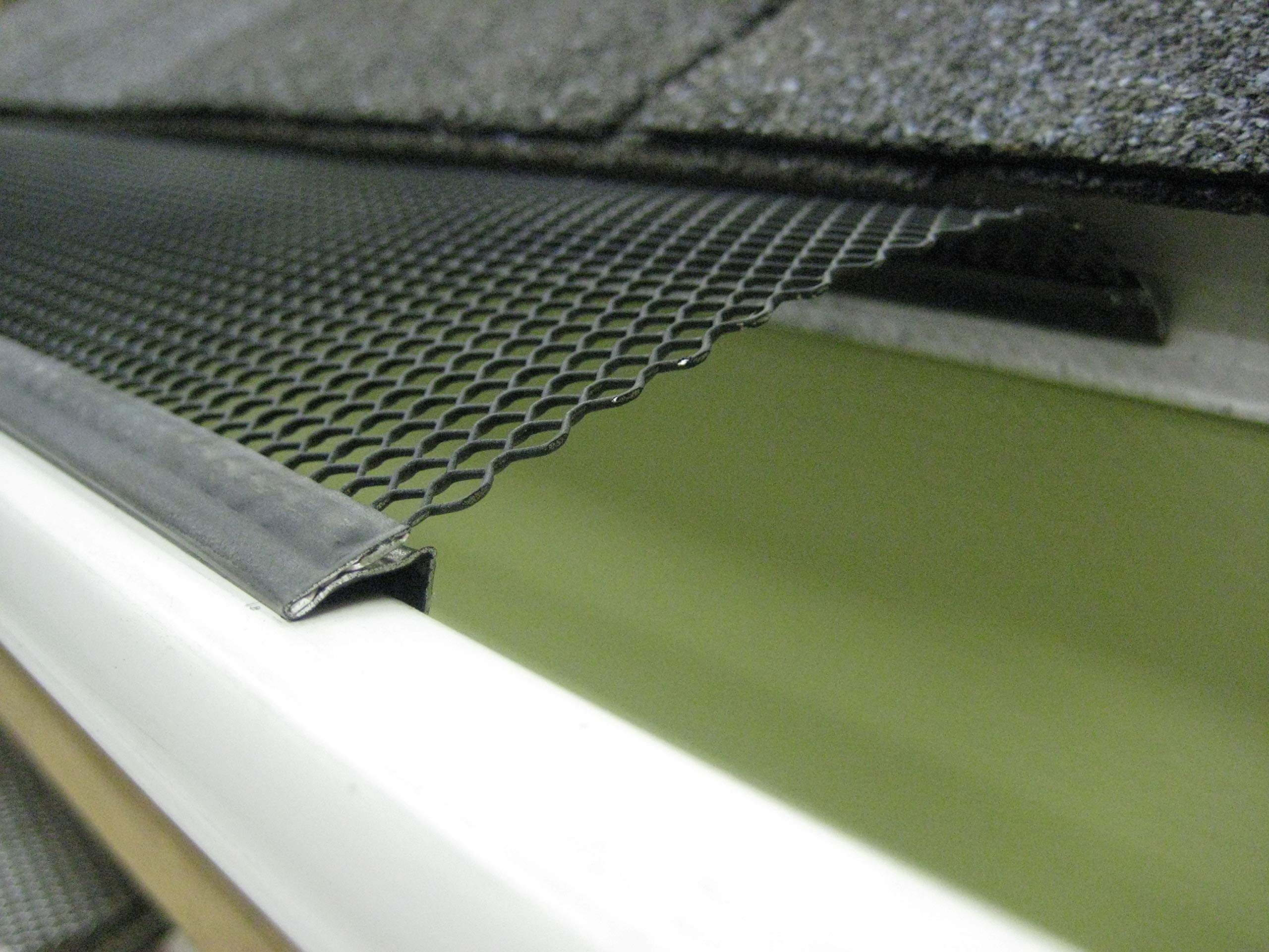 6" Small Hole Speed Screen / 6" Gutter Guard / 6" Gutter Protection Powder-coated Black (100ft/box)