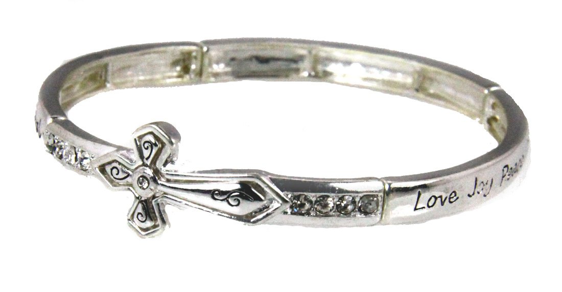 4030574 Christian Fruits of The Spirit Stretch Bracelet Bible Religious Love Joy Peace Galatians 5:22-23