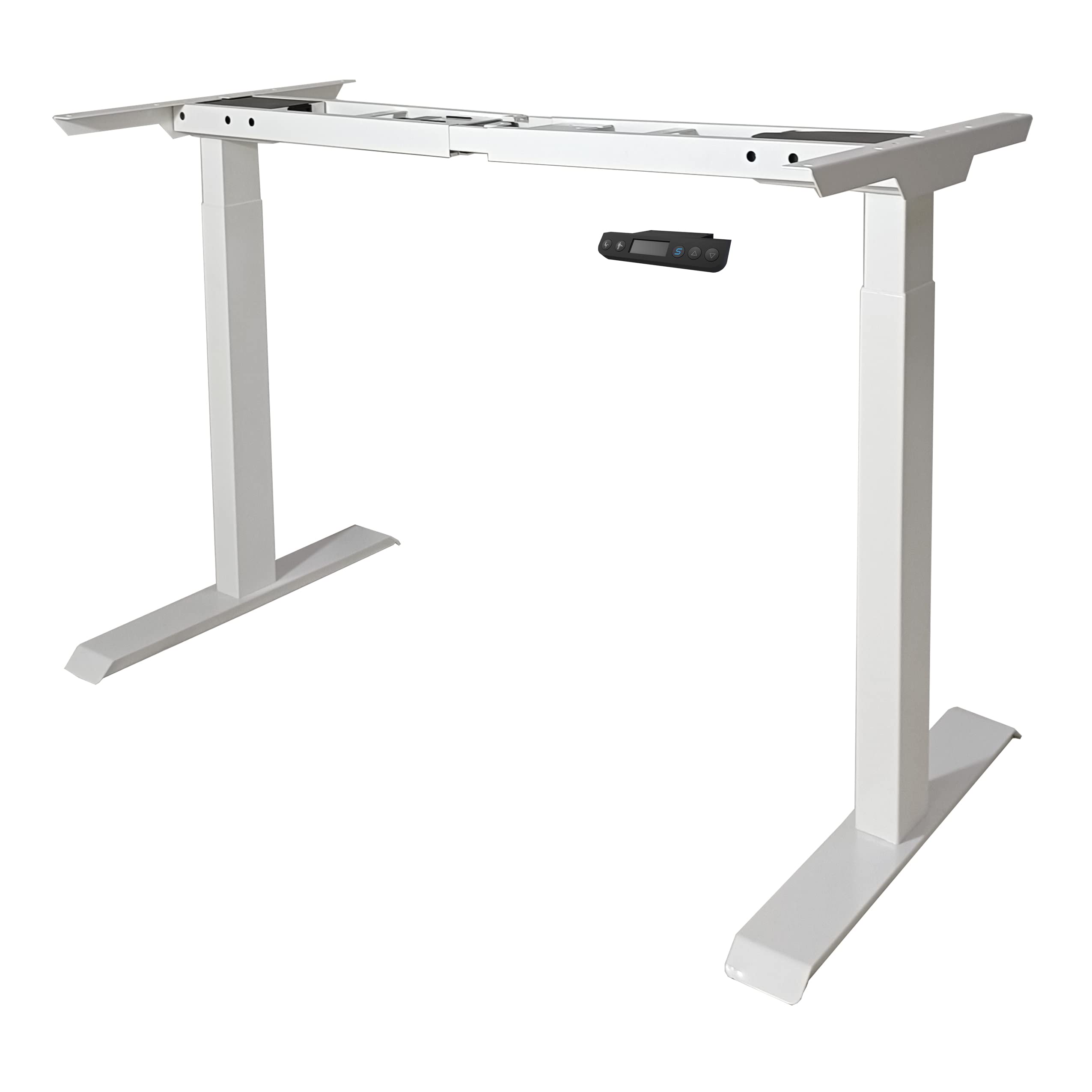 AD ARAZY Electric Stand Up Desk Frame Workstation, Height Adjustable Standing Base Dual Motor DIY Workstation with Touch Memory Controller