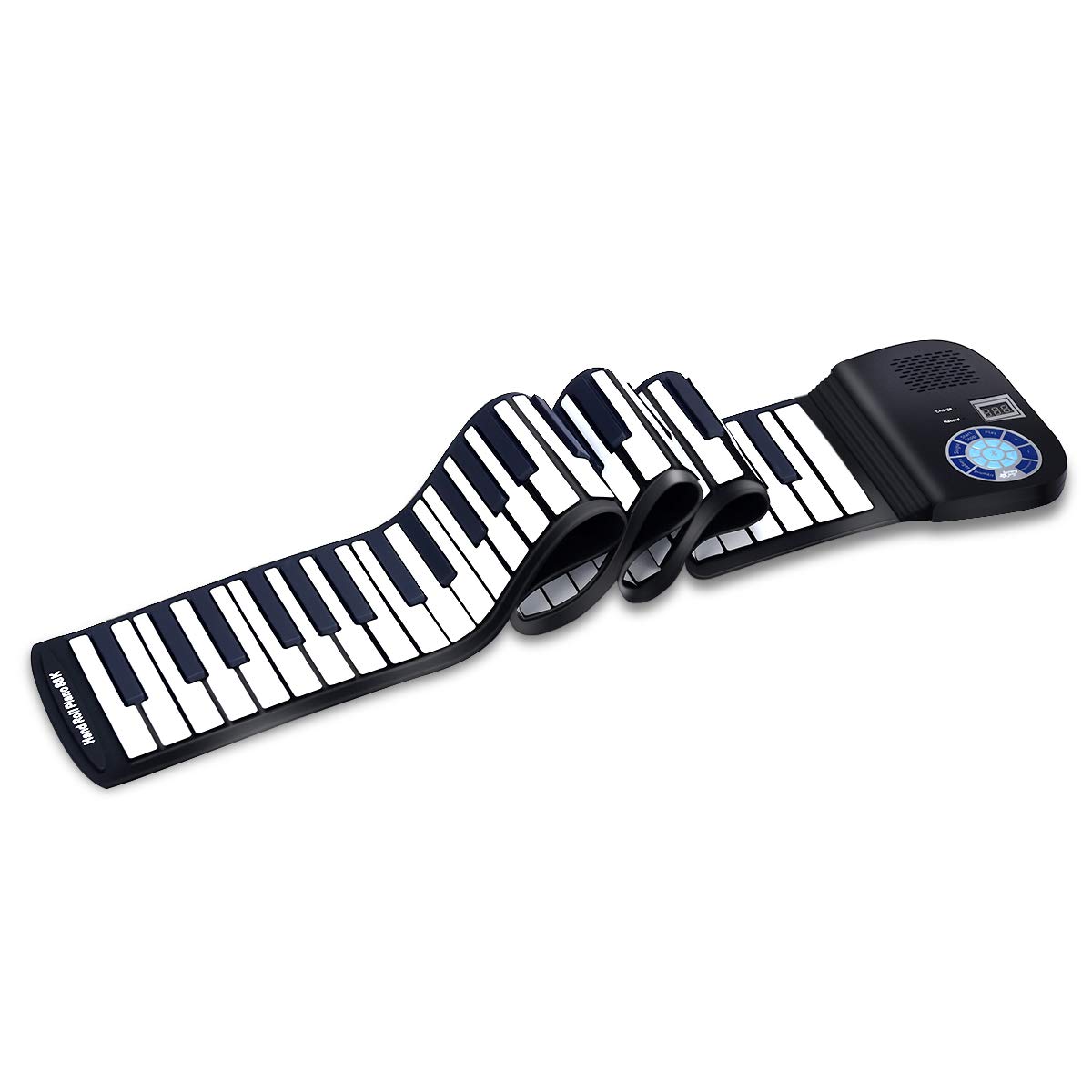 88 Keys Portable Keyboard Piano, Safeplus Electric Roll Up Flexible Silicone Piano Keyboard for Kids Beginners Adults Gift Support MP3 Player Bluetooth Function