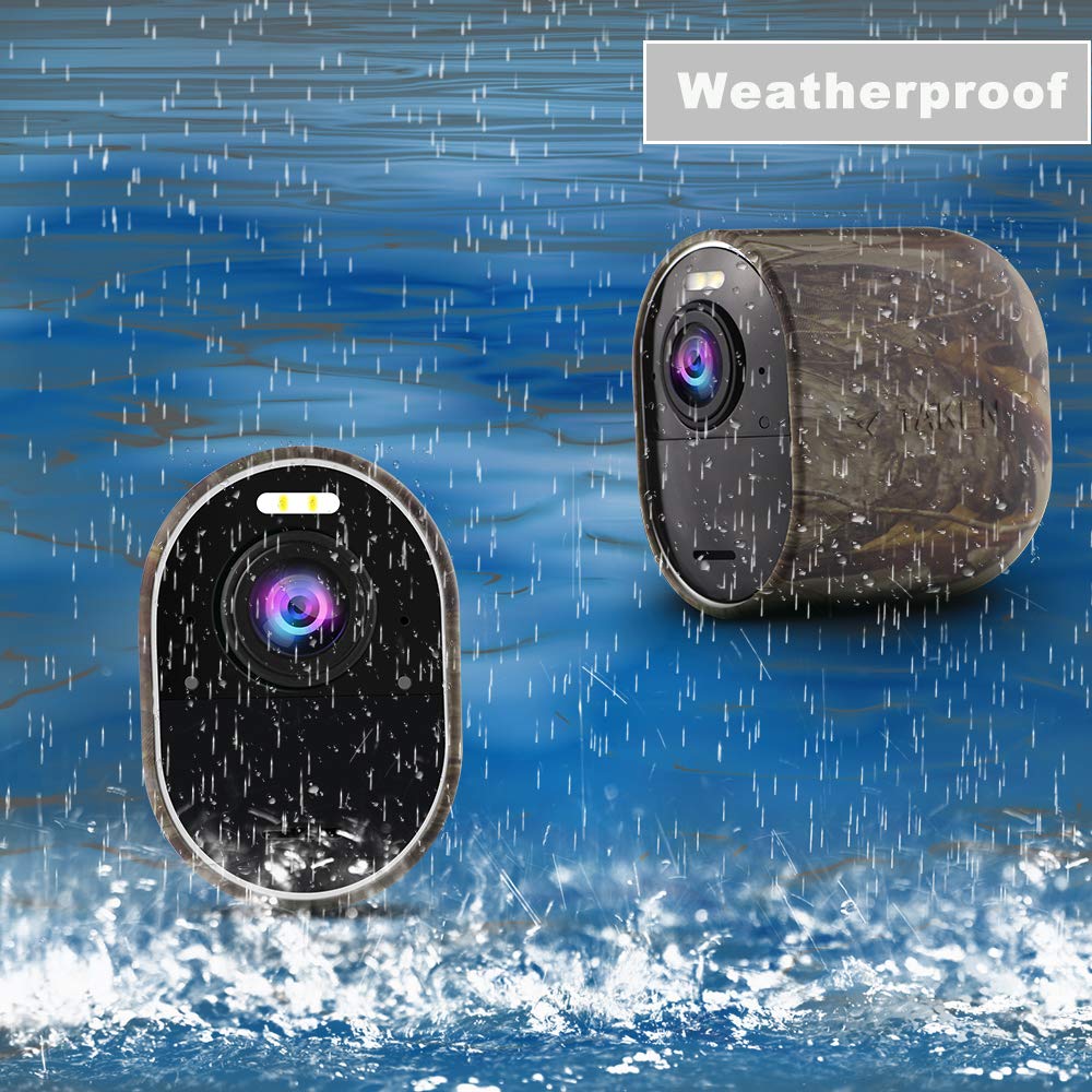 Arlo Ultra Skin, Taken Protective Silicone Skins Compatible with Arlo Ultra Camera - Durable and Weatherproof Silicone Case Protection, 3 Pack, Camouflage