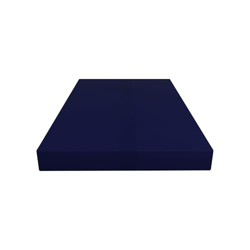 Greaton, 10-Inch Medium Firm Water Resistance Nylon Vinyl Foam Mattress, Noiseless, Soft Cloud Feeling, Body Heat Reflection, Good for Hospital and Camp, Twin, Blue