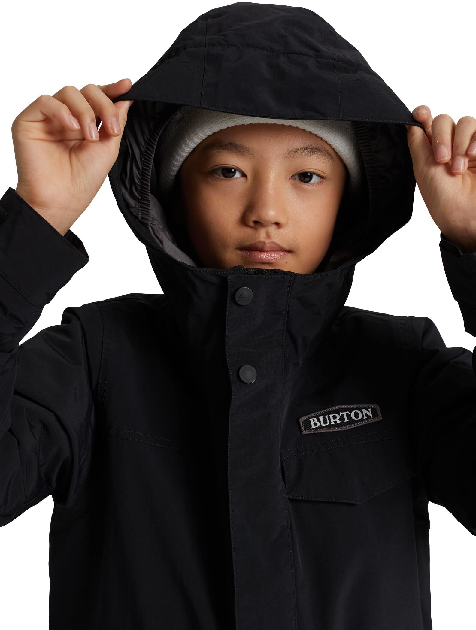 Burton Boys Dugout Jacket, True Black New, Medium