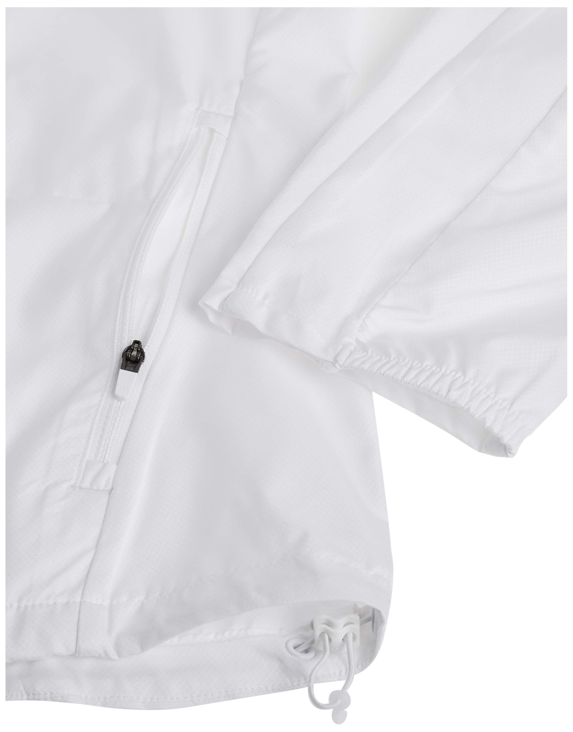 adidas Women's Marathon 3-Stripes Jacket, White, Medium