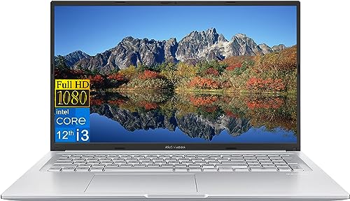 ASUS Vivobook Laptop 2023 Newest, 17.3" FHD Display, Intel Core i3-1220P Processor(10 cores), 16GB RAM, 512GB SSD, Wi-Fi6, USB Type-A&C, Chiclet Keyboard, Camera, Fingerprint, Windows 11 Home