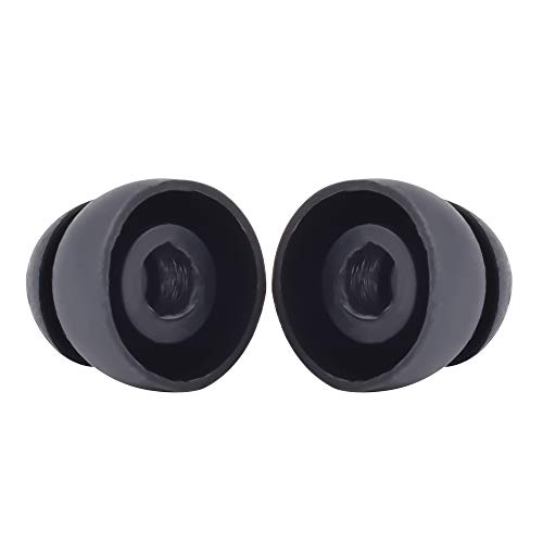 Toeasor 10pcs Double Flange Earbuds Replacement Tips Eargels Silicone Ear Tips Compatible with Beat by dr dre Powerbeats 2 Powerbeats2 Wireless Stereo Earphones