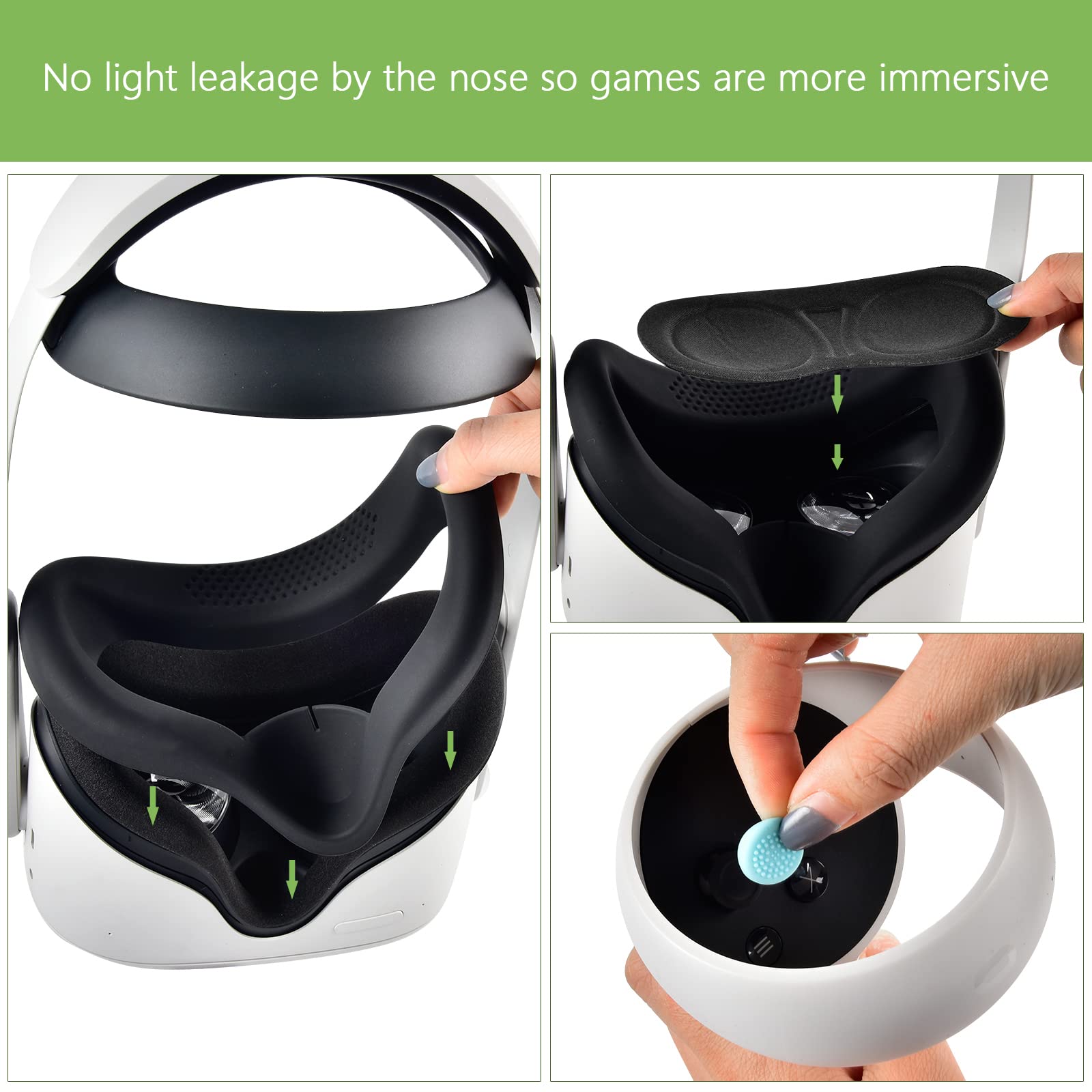 ALKOO Case Compatible with NIIMBOT D11 Label Printer + 6 in 1 Bundle Compatible with Oculus Quest 2 Case Accessories