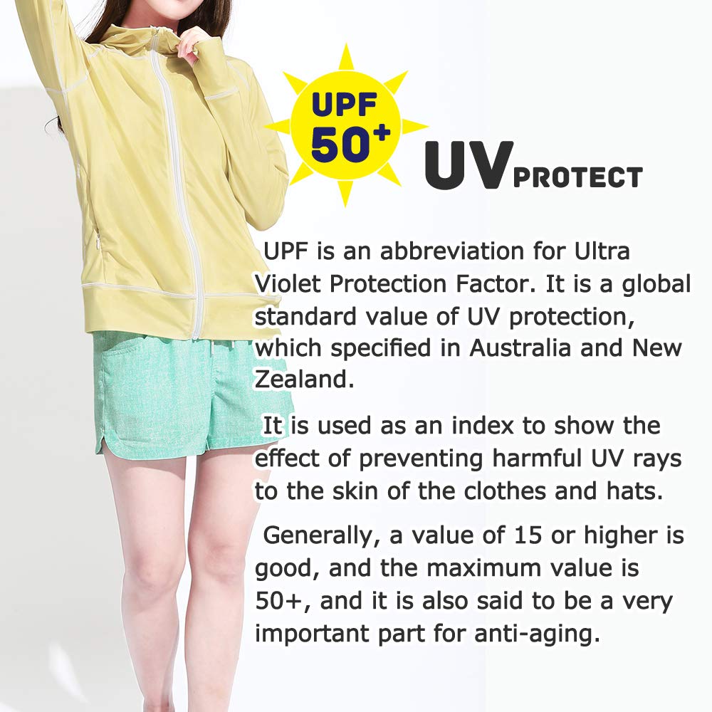 Actleis Womens Long Sleeve Zip Front Rash Guard, UPF50+ UV Sun Protection Quick Dry Swimming Running Diving Hoodie Shirts