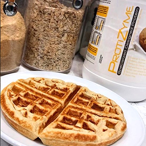 Metabolic Nutrition | Protizyme | 100% Whey Protein Powder | High Protein, Low Carb, Low Fat with Digestive Enzymes, 24 Essential Vitamins and Minerals | Vanilla Cake, 2 Pound
