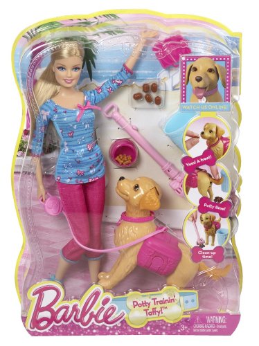 Barbie Potty Training Taffy Barbie Doll and Pet Playset