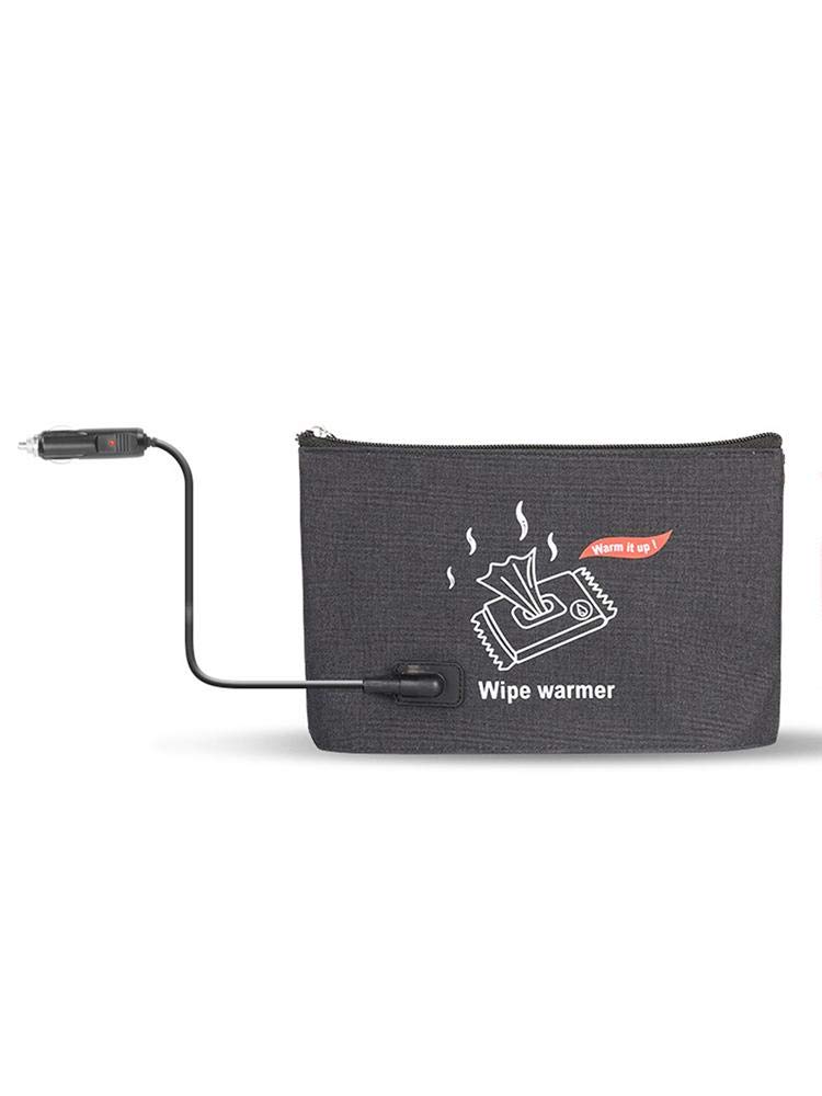 SmarTopus Portable Car Wipes Heater Warmer Baby Wipes Thermostat Heating Bag
