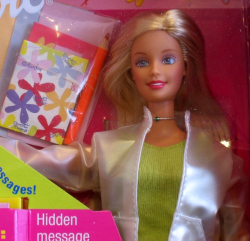 Barbie SECRET MESSAGES Doll w LOCKER, STAMPERS & MORE! (1999)
