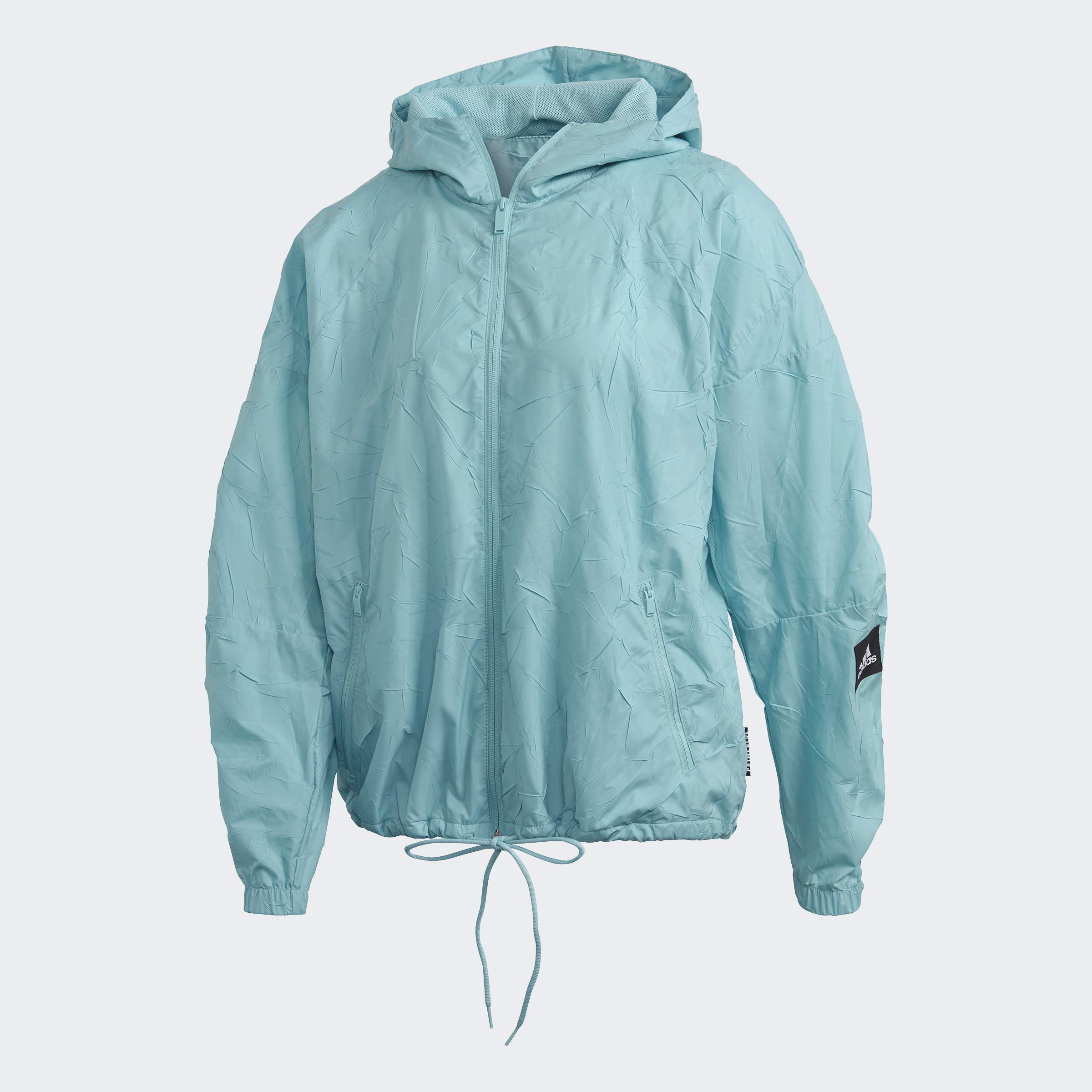 adidas Women's W.N.D. Jacket Primeblue Blue Spirit Small