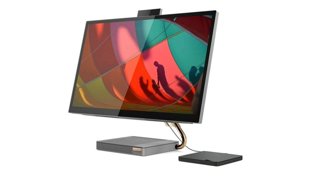 Lenovo 27" QHD Touchscreen All-in-One Ideacentre 5 Computer with Intel 8 Core i7-10700T Processor up to 4.5 GHz, 16GB DDR4 RAM, 512GB PCIe SSD, and Windows 10 Home