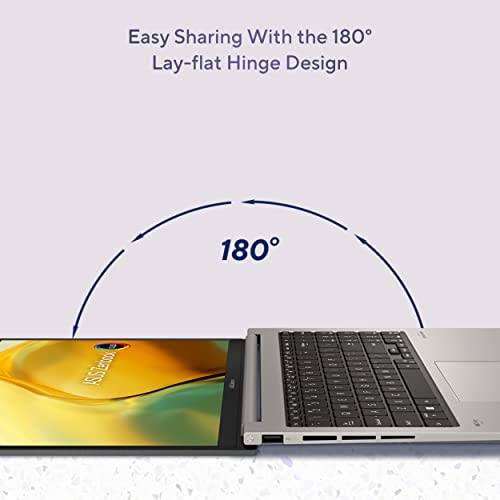 ASUS Zenbook 15 OLED Laptop, 15.6” OLED 2.8K Display, AMD Ryzen 7 7735U CPU, AMD Radeon Graphics, 32GB RAM, 1TB SSD, Windows 11 Home, Basalt Grey, UM3504DA-DS76
