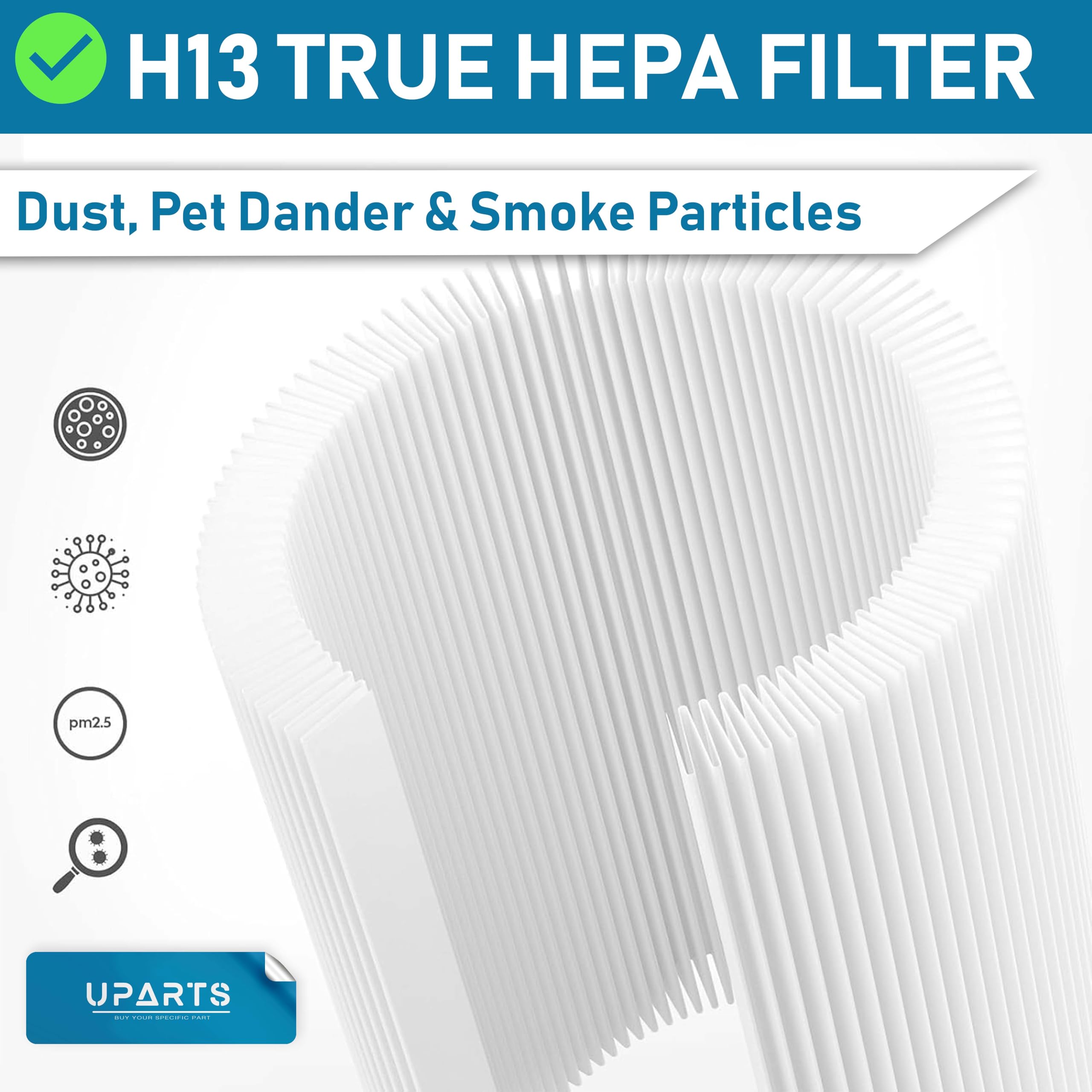 AD1000 Replacement Filter, Compatible with AIRDOCTOR AD1000 Air Purifier 【2-Pack】