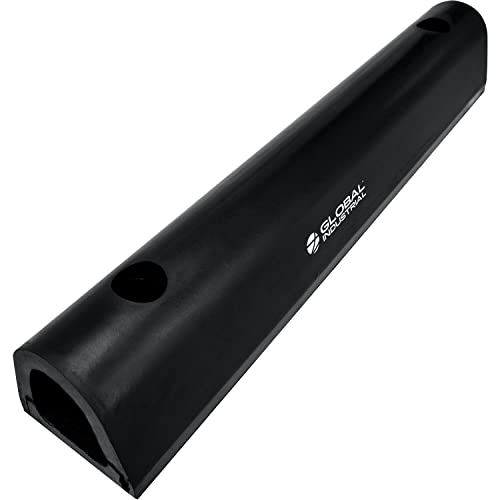 Global Industrial Extruded Rubber Fender Bumper, 24"L x 4-1/4"W x 4"H