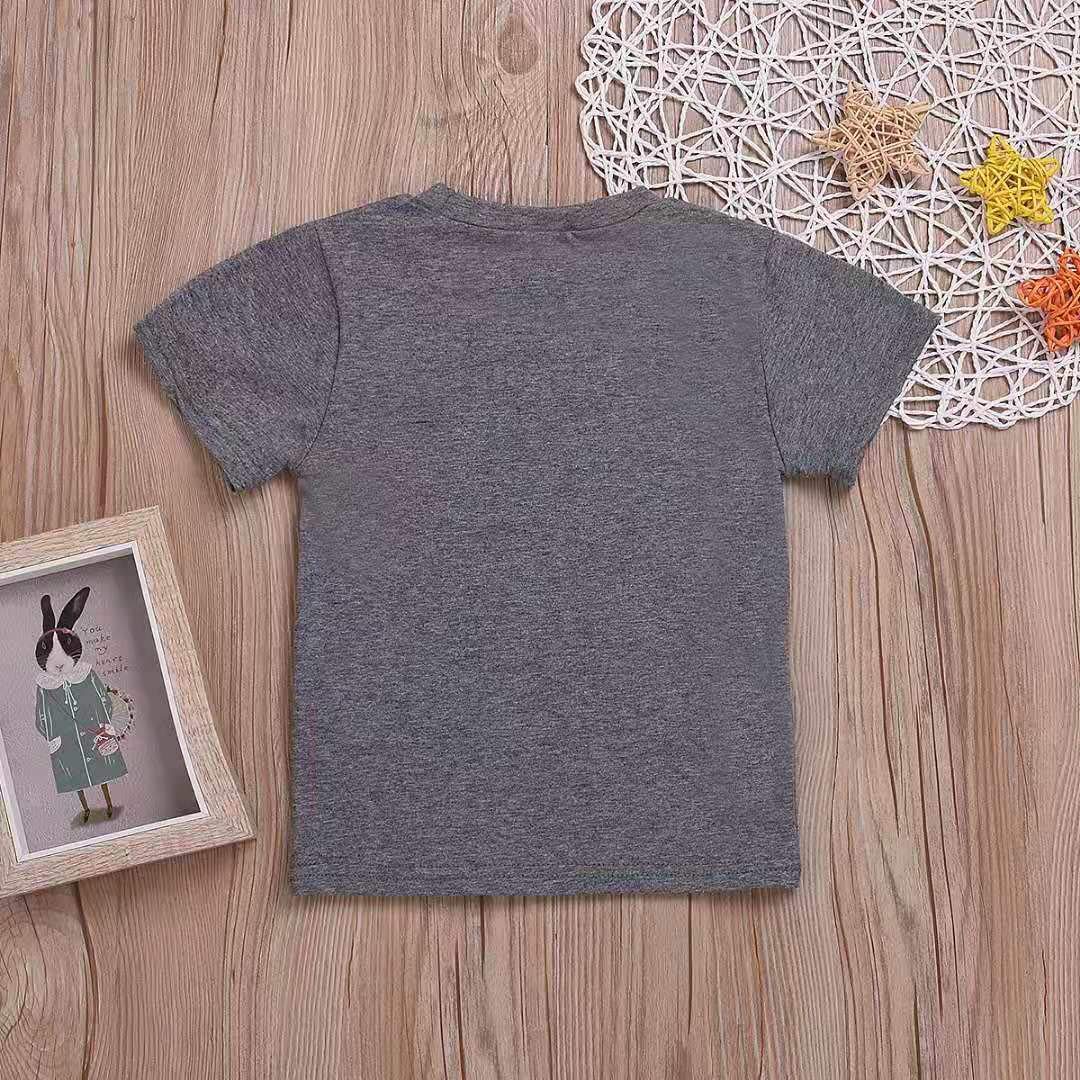 Toddler Kids Baby Boy Tee I'm Going to Be A Big Brother T-Shirt Short Sleeve Tops (Gray, 2-3T)