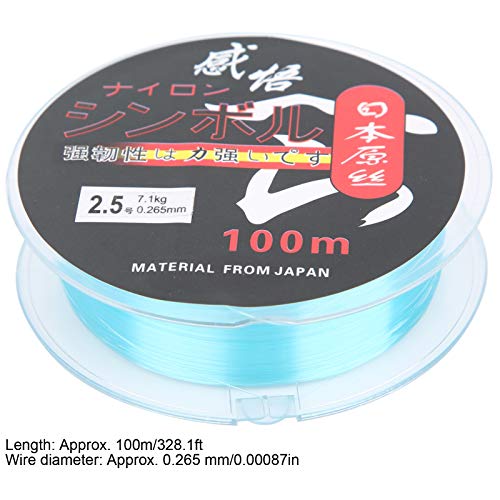 5Pcs/Set Fish Wire, Fishing Main Line, Bite Resistant 100M Length for Camping Hiking
