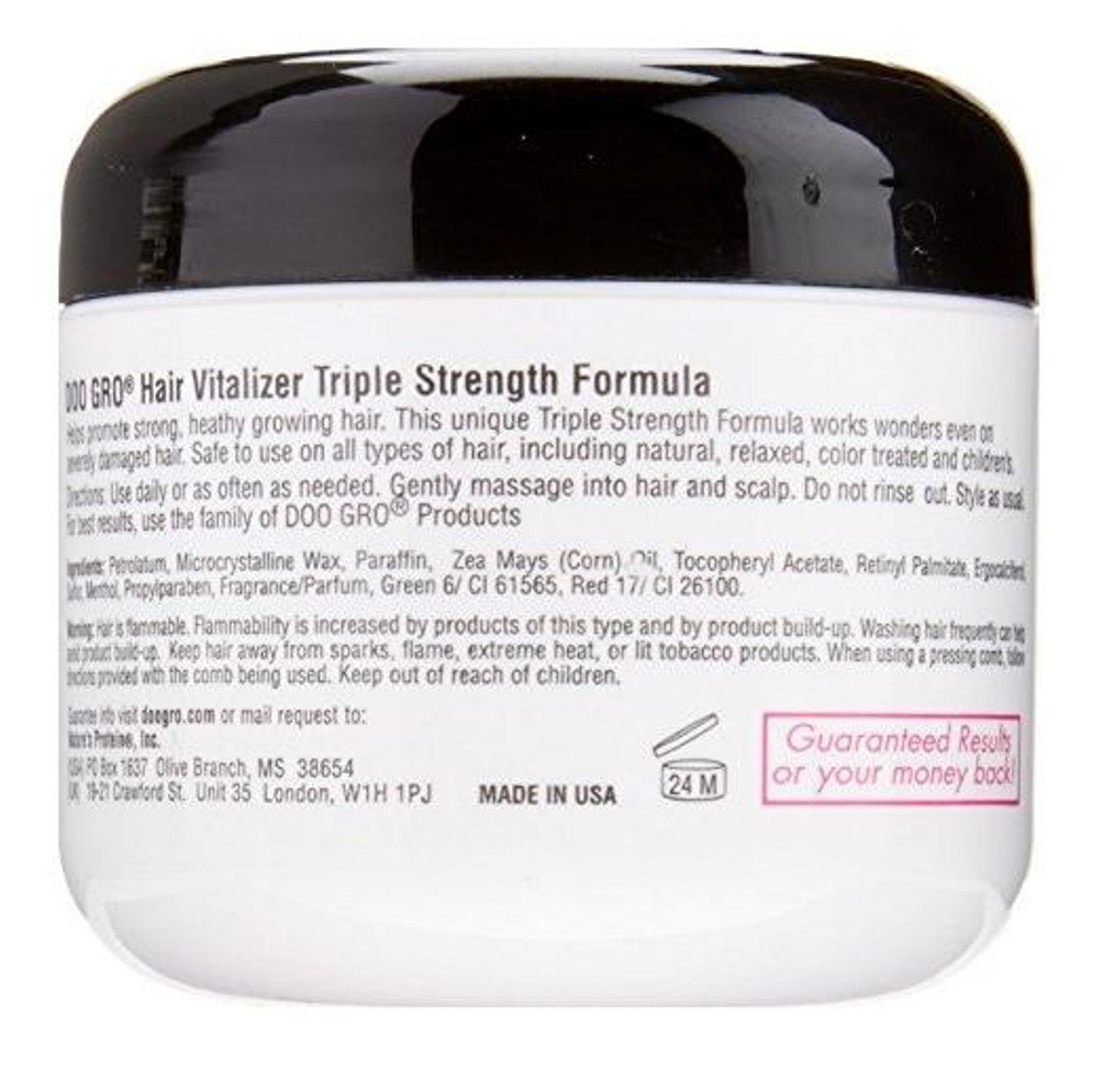 DOO GRO Hair Vitalizer Triple Strength for Severely Damaged Hair, 4 oz