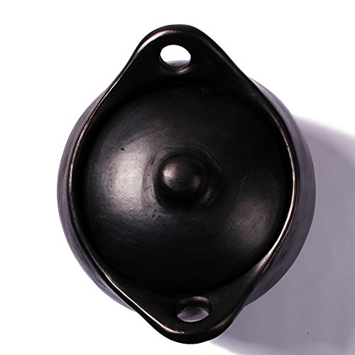 Ancient Cookware, Rounded Chamba Clay Soup Pot, Medium, 4 quarts