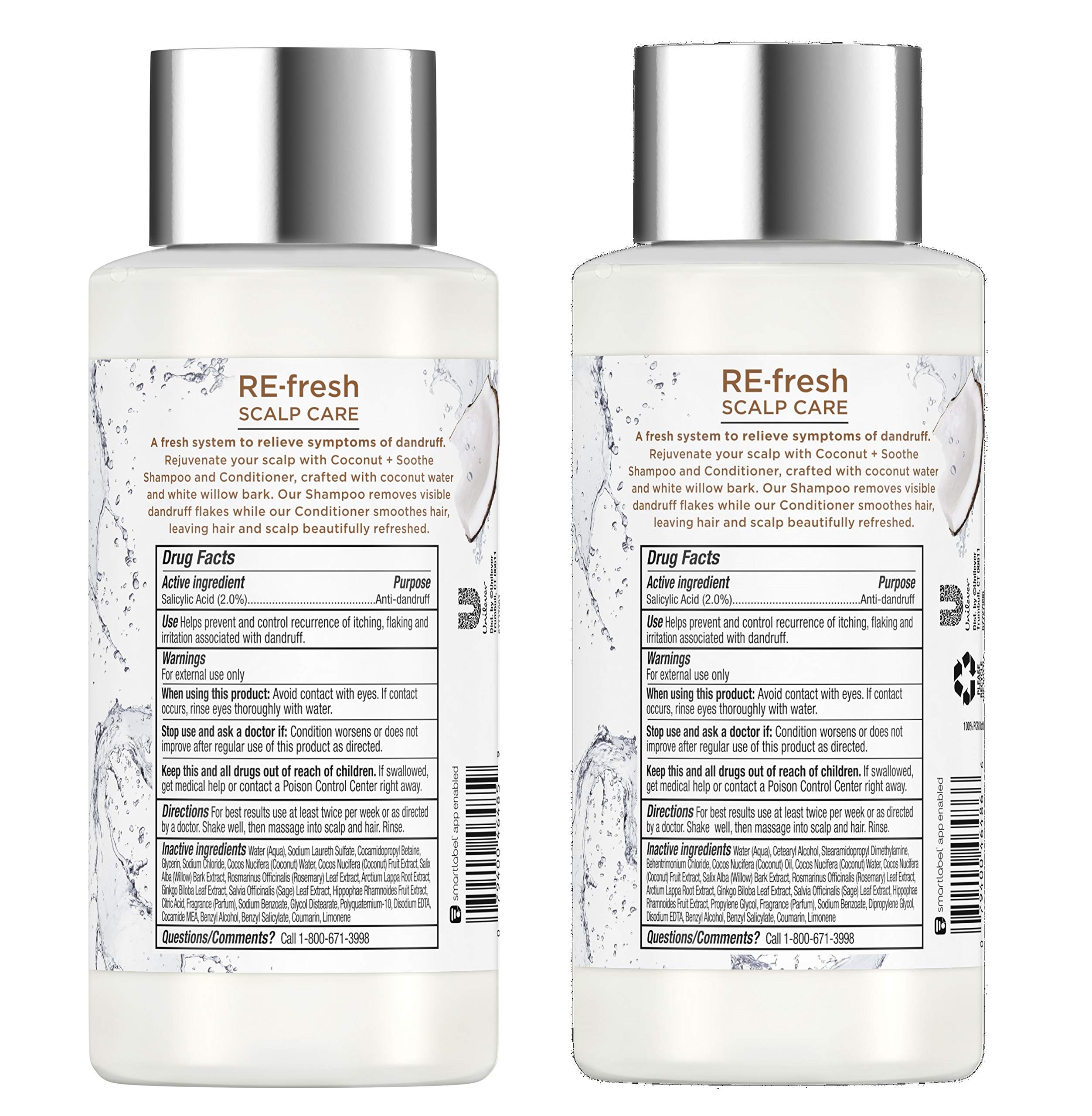 RE-fresh Scalp Care - Anti-Dandruff Shampoo and Conditioner Set - Coconut + Soothe