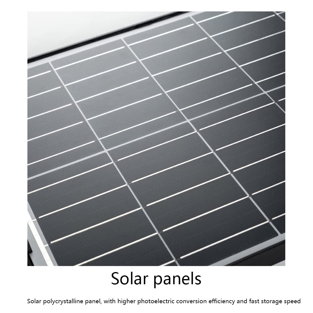 DOOR 1000W Solar Street Lights Outdoor lamp,Dusk to Dawn Solar LED Light, Dusk to Dawn with Radar Sensor, for Parking Lot/Stadium/Yard/Garage/Garden