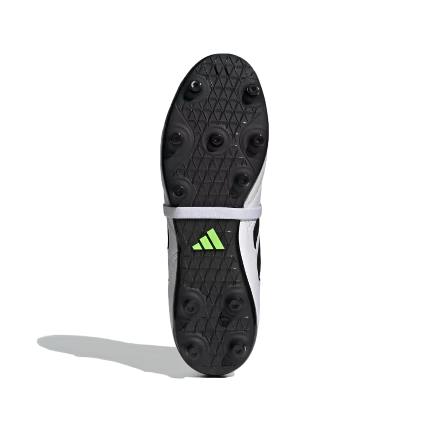 adidas Unisex Copa Gloro Firm Ground Sneaker, Cloud White/Core Black/Lucid Lemon