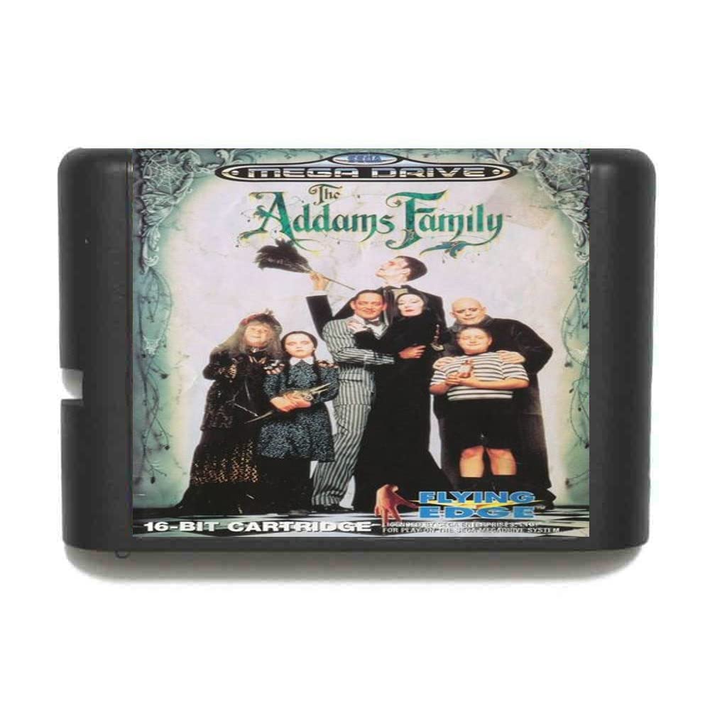 Addams Family 16 Bit MD Game Card For Sega Mega Drive For Genesis (JAP Shell)