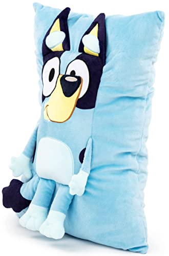 Bluey Snuggle Pillow - Super Soft Plush Decorative Throw Pillow - Measures 15 Inches (Official Bluey Product)