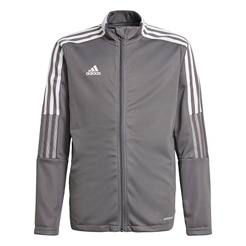 adidas unisex-child Tiro 21 Track Jacket Team Grey Medium