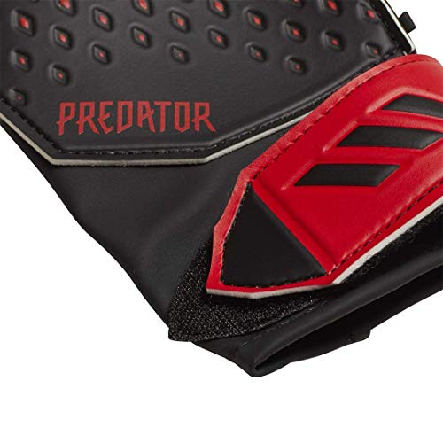 adidas Unisex-Child Pedator 20 Training Goalie Gloves Black/Red 5