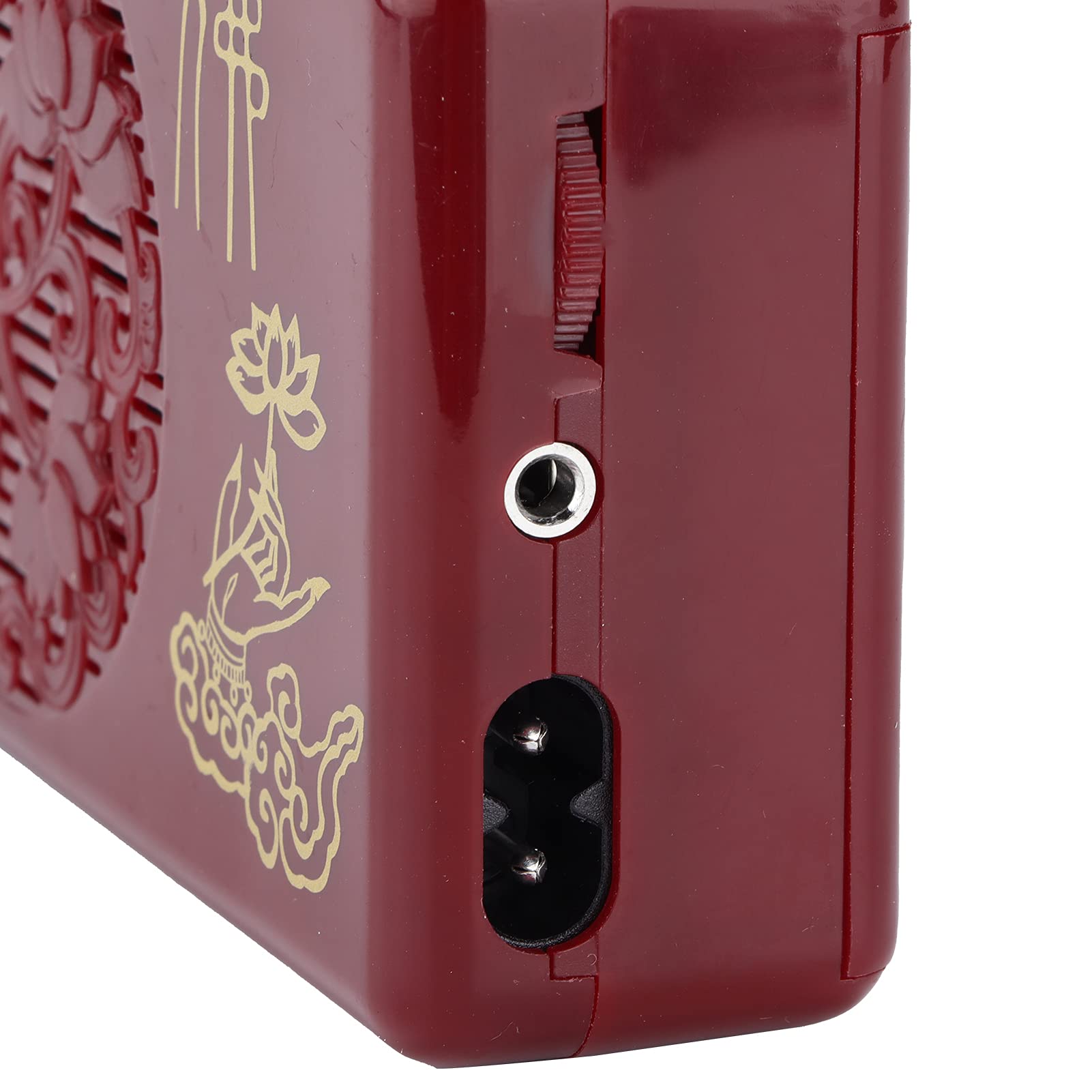 GLOGLOW Buddha Chanting Machine, Battery Powered Automatic Buddha Machine Buddhist Chanting Player Meditation Machine for Home Travel